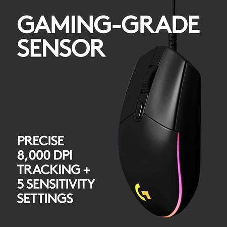 Новая | Logitech G203 Black Игровая мышь