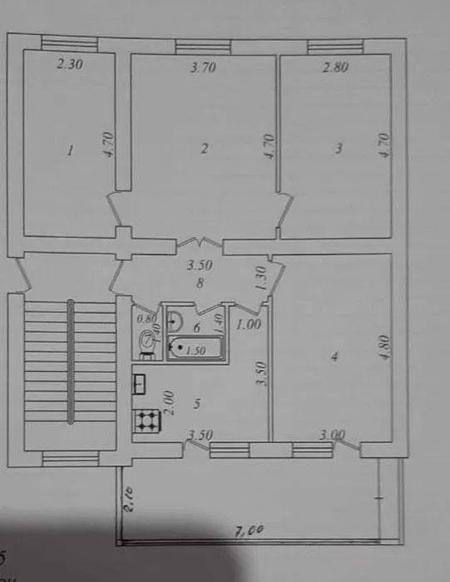 Ипотека. Квартира 4/4/4 на массив Жангох, Ц-15.