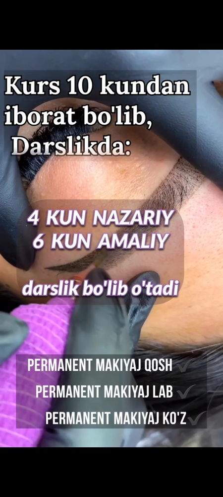30% SKIDKADA  BIORASTUSHOVKA oquv kursiga taklif qlaman