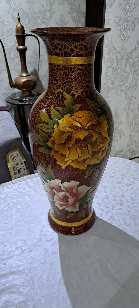 Редкий большой ваза Фаянс высота 65 см