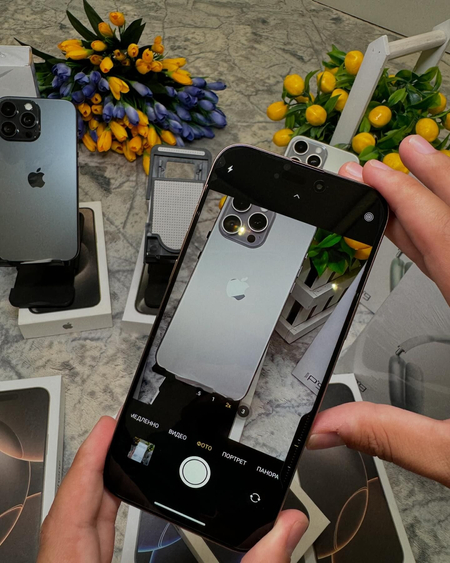Iphone 15pro в корпусе титан