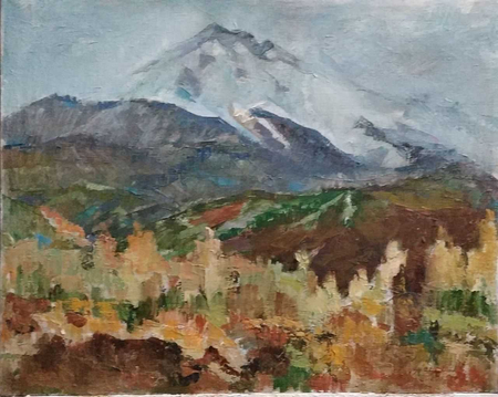 Картина масло ,холст размер 53на 42,  не дорого