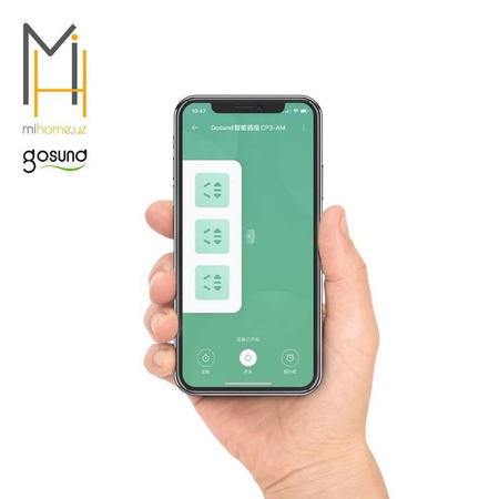 Умная тройная розетка Xiaomi Gosund Smart Converter Socket (CP3-AM)