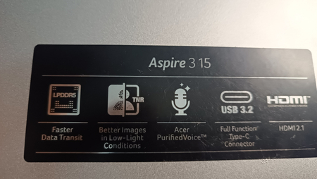 Нотбук Aspire 315