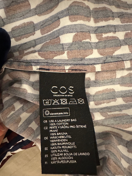 Платье- рубашка  миди  COS, р.S