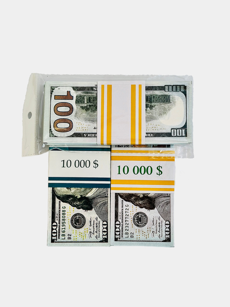 Доллар.Сувенир пачка фальшивых долларов.Suvenir dollarlari 