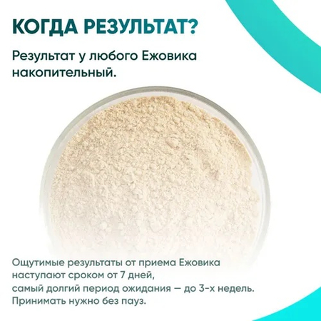 Ежовик гребенчатый ( Hericium ) мицелий,молотый порошок
