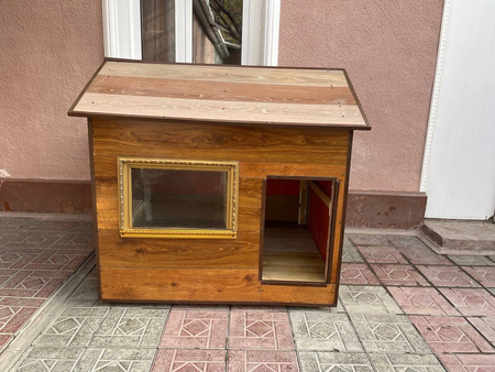 Будка для собаки, домик из ламината