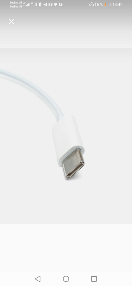 Наушники с Type-C входом, 
Проводные наушники Baseus  Type C