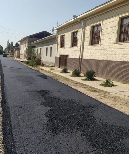 ASFALT yotqizish.Latok va Bardiyor ustanovka