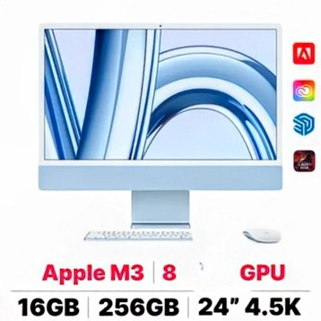 Apple iMac 24 m3  из США Blue 16 Гб 256 SSD new