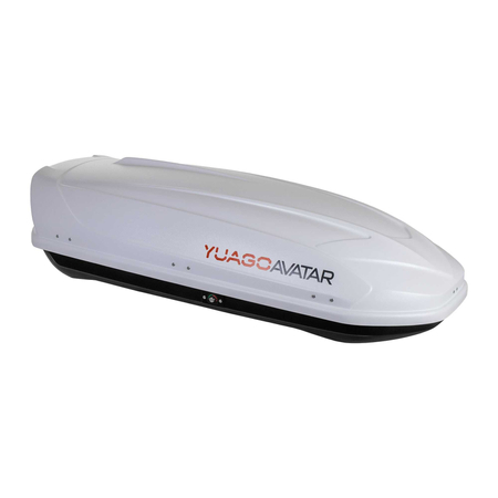 Автобокс Yuago Avatar 460л усиленный, багажник, авто бокс