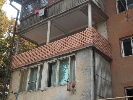 Балкон гишт терамиз, Казирок, Решотка, Демантаж пат кулуч,