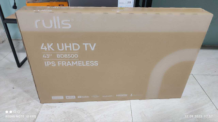 Телевизор Rulls 43BD8500 4K UHD Smart TV.