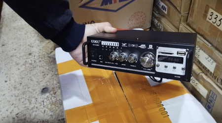 Usilitel joy tanlamas blutus usb aux radio 220v va 12 v da ishlaydi