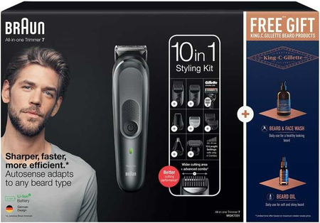 Универсальный триммер Braun MGK 7331 with free gift