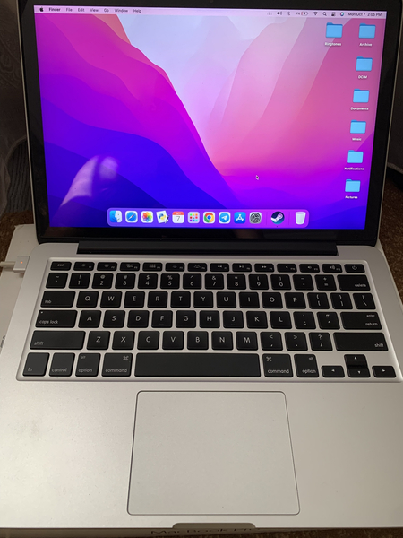 Macbook 13 256/8 2015