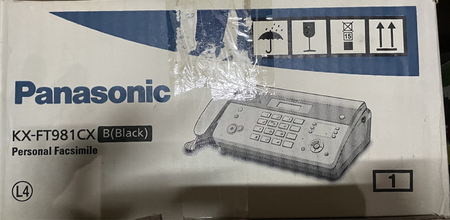 Факсимильный аппарат Panasonic KX-FT 981 Оригинал черный