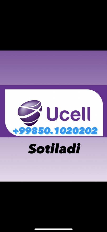 Ucell nomer sotiladi