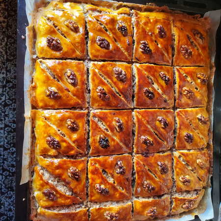 Пахлава бакинская домашняя кухня