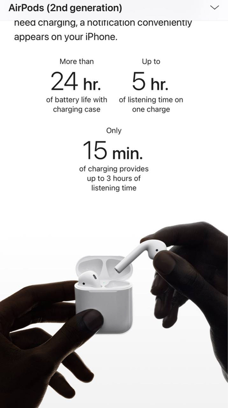 Apple AirPods 2.1 (2nd Generation)