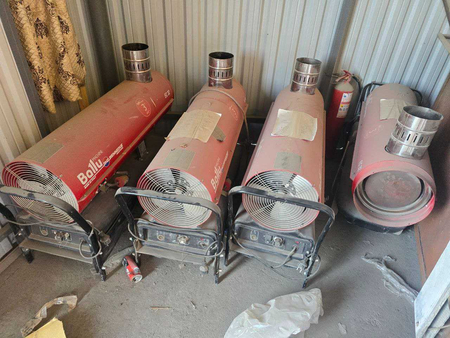 Пушка тепловая дизельная Ballu EC32 , мощн 34,1 Kw, Расх 3л/ч