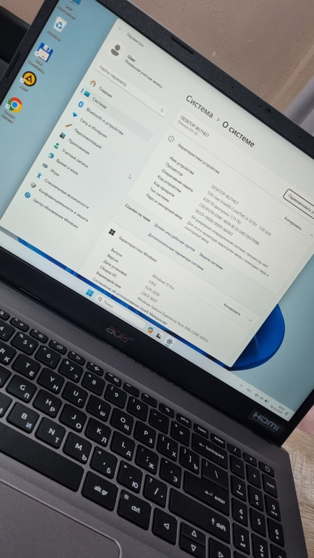 Acer yangi 5 soat ishlagan