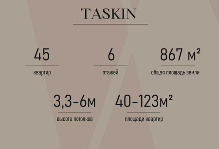 (9613) Новостройка Дубовый TASKIN с первоначалкой 100,000,000 сум