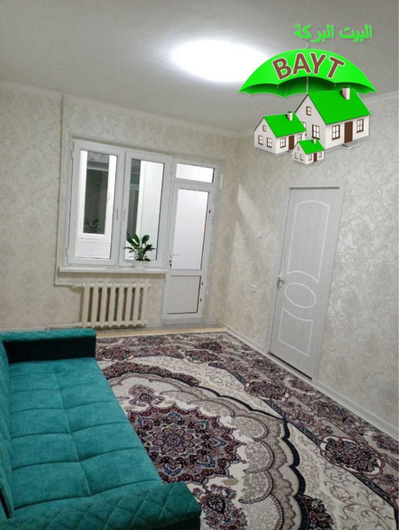 -ЕВРОРЕМОНТ 2в3/3/4 Зеркалка [52м²] Чиланзар-20 Базарчик, Продаётся