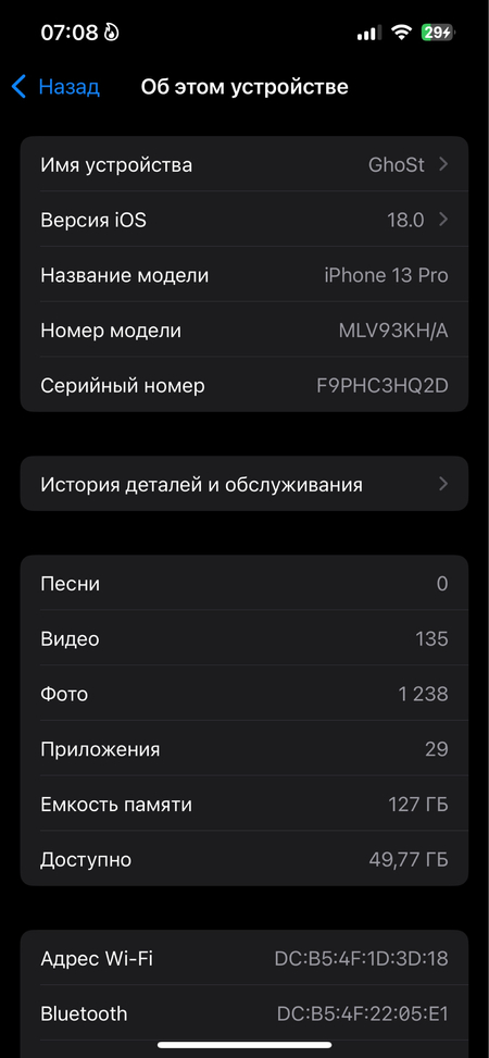 Iphone 13 Pro Space grey