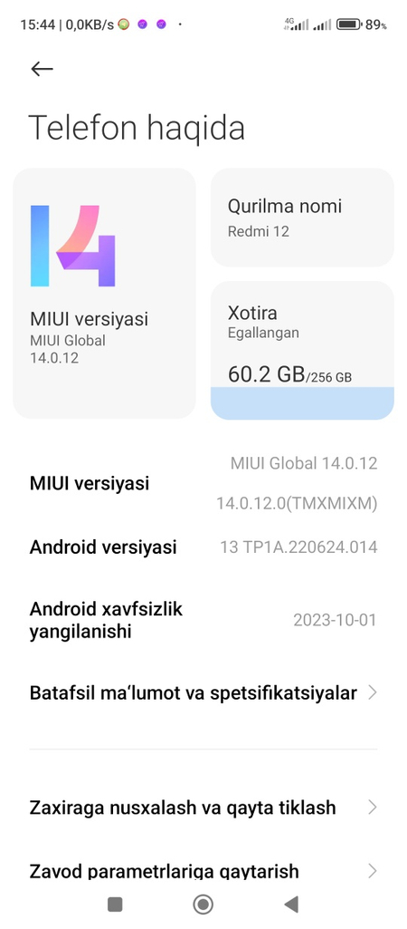 Redmi 12 Xotra 8/256