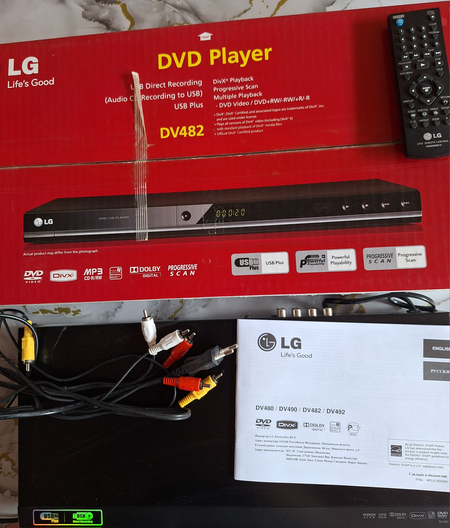 DVD    LG в упаковке. Состояние идеальное.