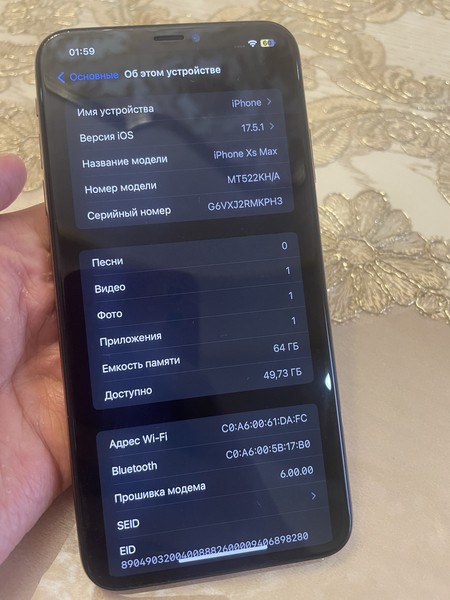 Iphone xs MAX GOLD 64gb