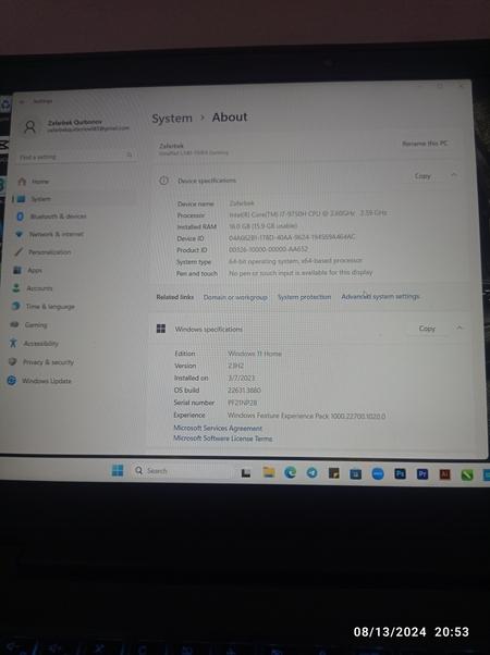 Lenovo Ideapad L340 Gaming