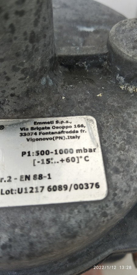 Редуктор Давления газа