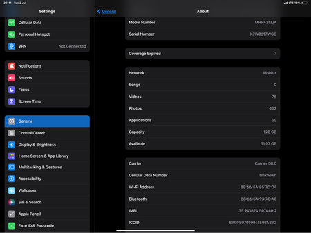 Ipad 12.9 5th generation