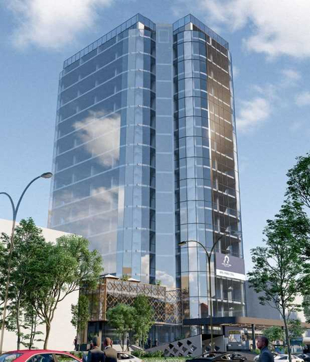 Сдам в аренду помещения от 105.6m2 в бизнес центре на улице Бобура RR