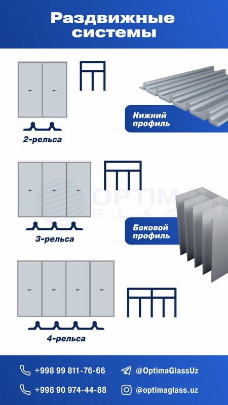 Раздвижные системы от производителя