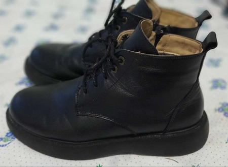 Женские ботинки кожаные