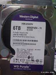 WD Purple (Фиолетовый) HDD 6Tb Профессионал-й диск для видеонаблюдения