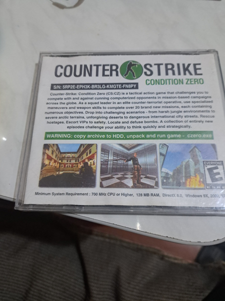 Counter strike диск