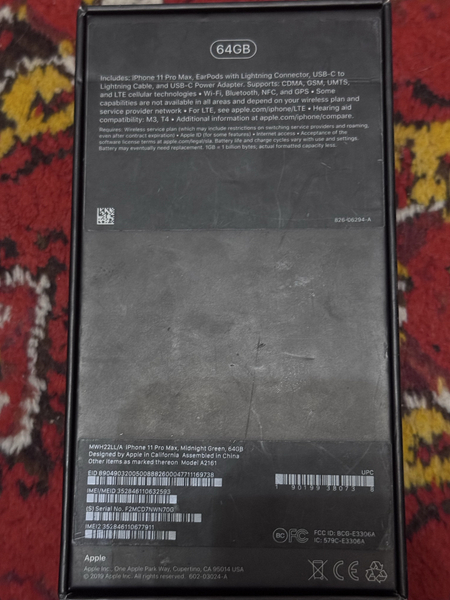 Iphone 11 Pro Max 64 GB