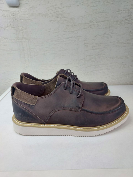 Мужская кожаная обувь Clarks!