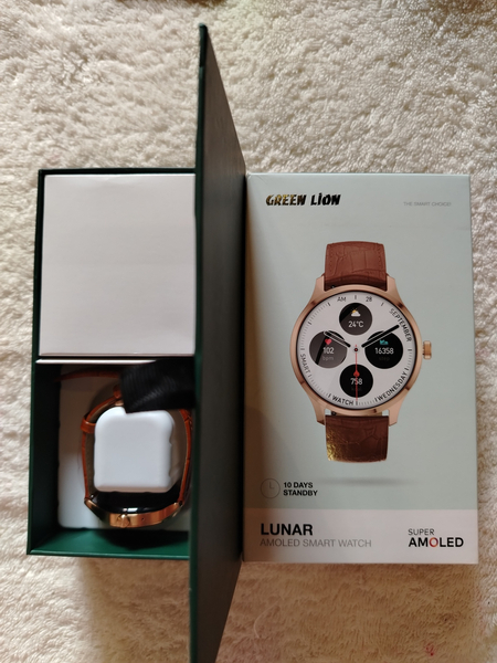 Green lion lunar smart watch