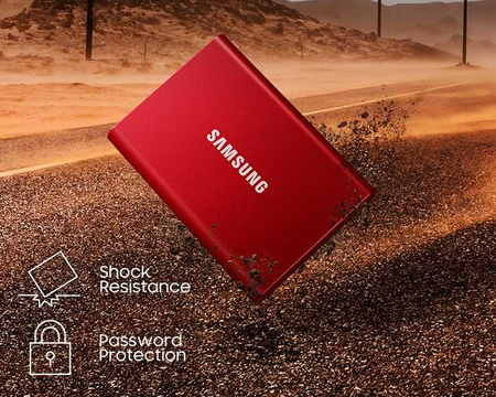 Портативный SSD - Samsung T7 1TB USB TYPE-C
