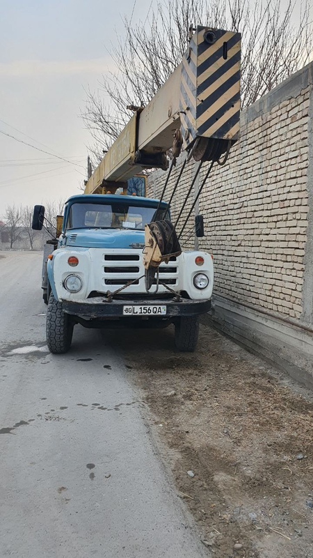 Автокран хизмати 10 тонналик ижарага хам берилади