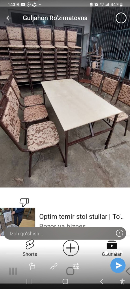 Stol stullar  xizmati