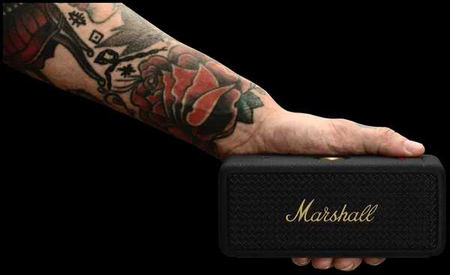 Портативная акустика Marshall Emberton II, 20 Вт, черный
