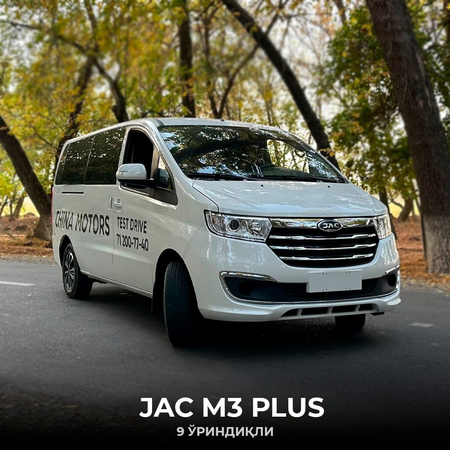 JAC M3 Miniven 9 kishilik biznes uchun