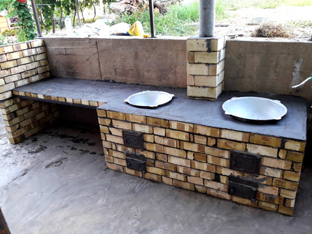 Летняя кухня очаги, барбикю, камин, печки различные облицовки